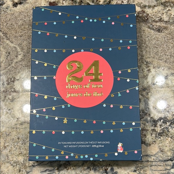 david’s tea | Holiday | Navy Blue Holiday Advent Calendar With Red ...